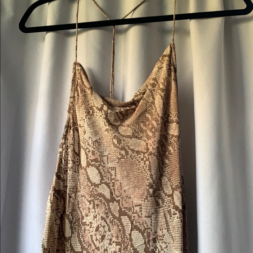Acacia Cuba Silk Dress S Python - Gem